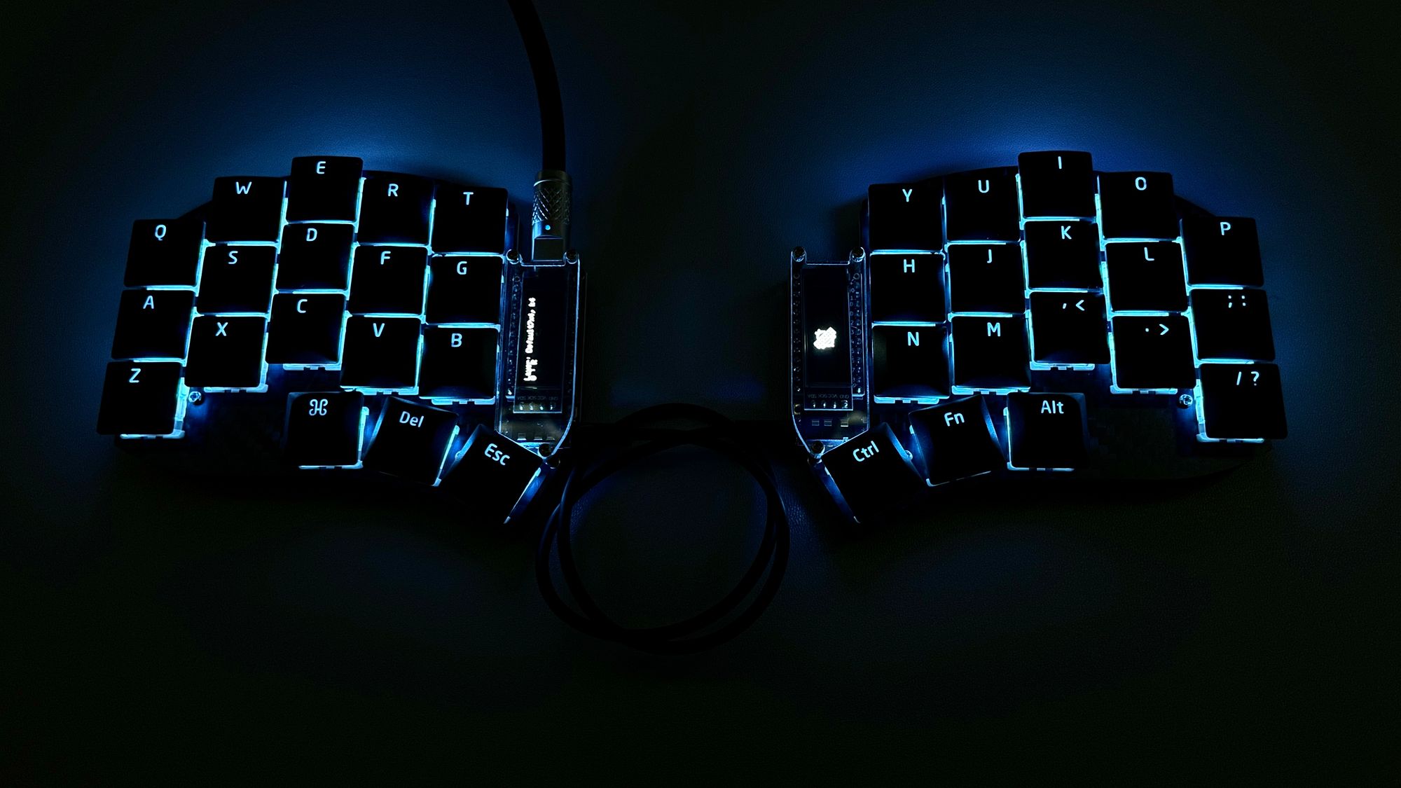 36 Keys Swoop Keyboard with Per-Key RGB LEDs and OLED Display