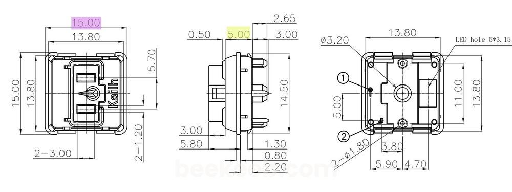 Kailh Low Profile Choc v2 Key Switches: What Are the Options?
