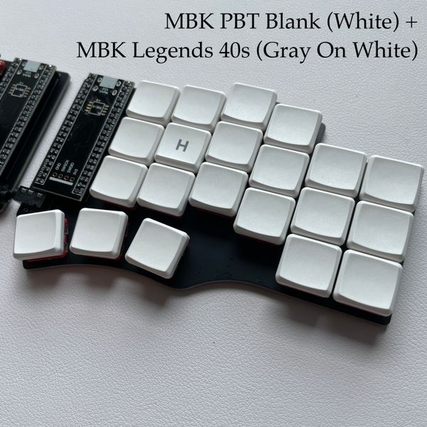 Combining Choc Spacing Blank Keycaps with MBK Legend Homing Keys on a ...