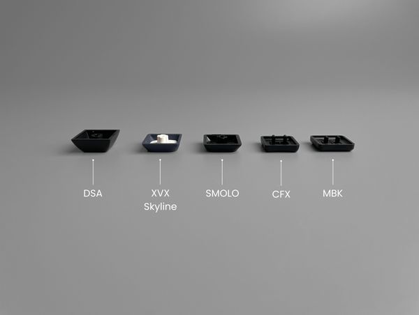 The Keycaps of Gateron Low Profile Key Switches and Kailh Choc v1 Key ...