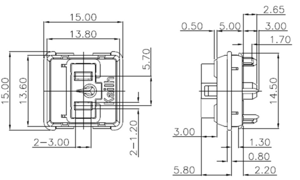 The Keycaps of Gateron Low Profile Key Switches and Kailh Choc v1 Key ...